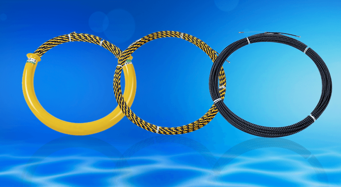 Single Twist Fish Tapes, Polyester Fish Tape, fisch band, draw wire ...